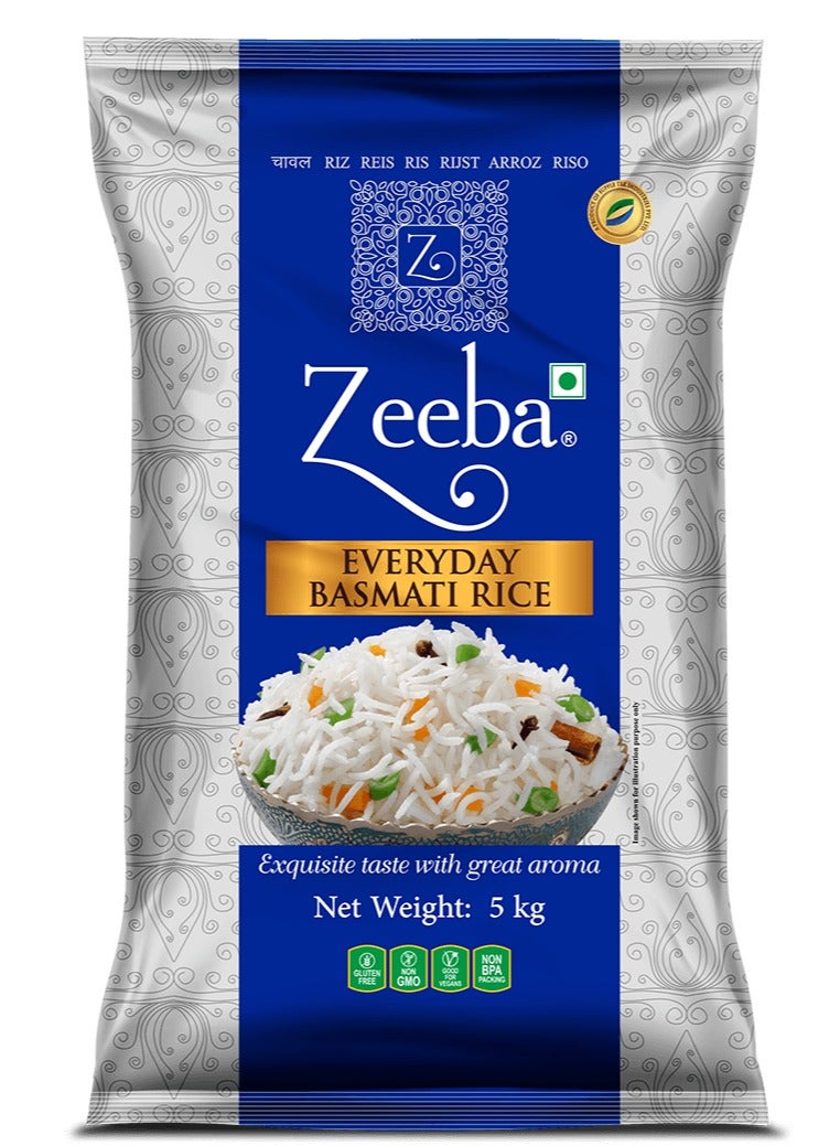 Zeeba Everyday Basmati Rice 5kg | Best Price UAE | Dubai, Abu Dhabi