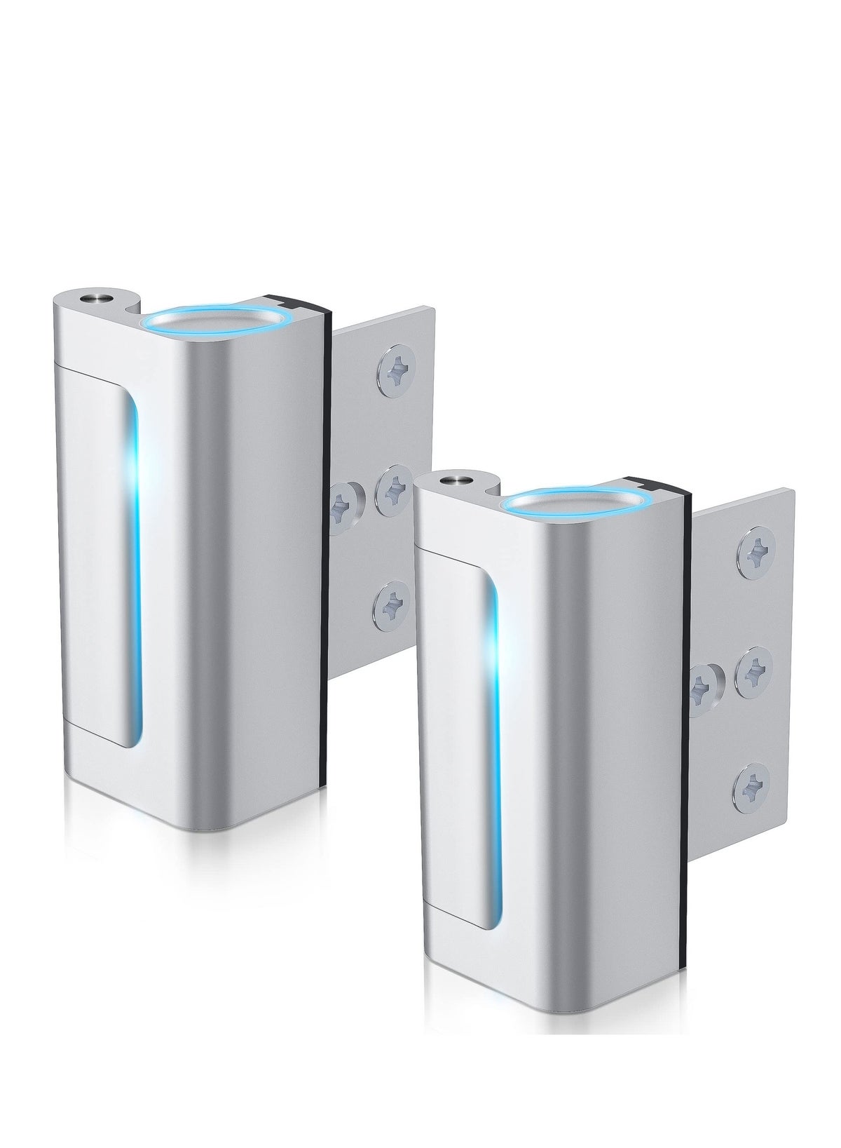 SYOSI Door Reinforcement Lock Withstands 800lbs of Force, Silver Extra ...