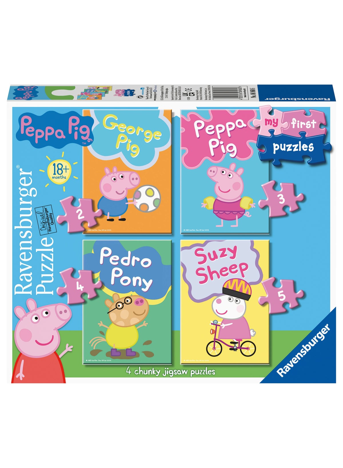 Ravensburger Peppa Pig 3D Puzzle 72-Piece Spherical Jigsaw for Kids ...
