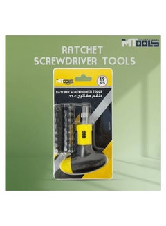 MTOOLS MTools 13290 Ratchet Screwdriver Tools Set Screwdriver Set Repair Tool 19 Pcs KSA ...