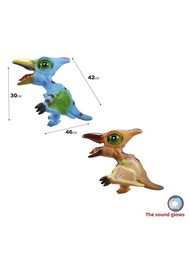 Generic Children's Simulation Sound Light-emitting Oversized Dinosaur ...
