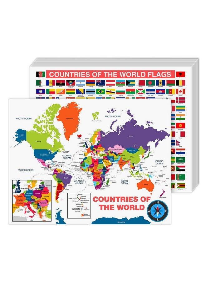 S Superfine Printing All Countries And Flags Of The World Educational ...