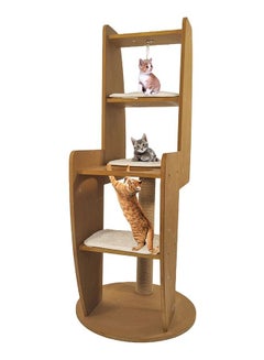 MAJIBAO Cat Tree Tower & House, Cat play and rest, Cat scratching post ...