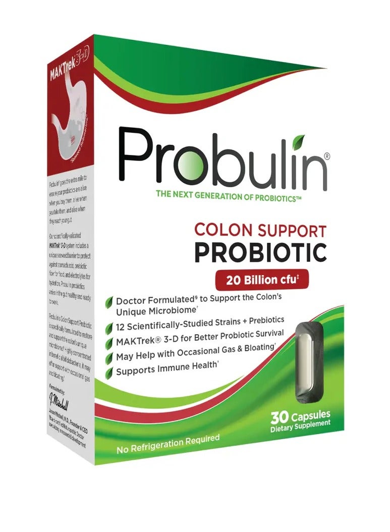 Probulin Colon Support Probiotic 30 Capsule | Best Price UAE | Dubai ...