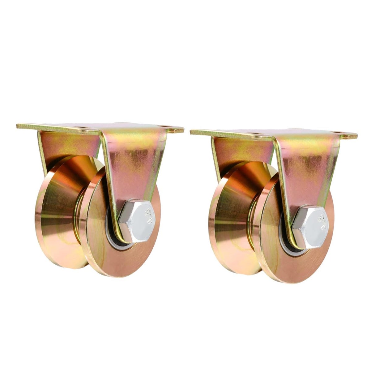 Generic 2Pcs Heavy Duty Sliding Screen Door Rollers Groove Wheel Pulley ...