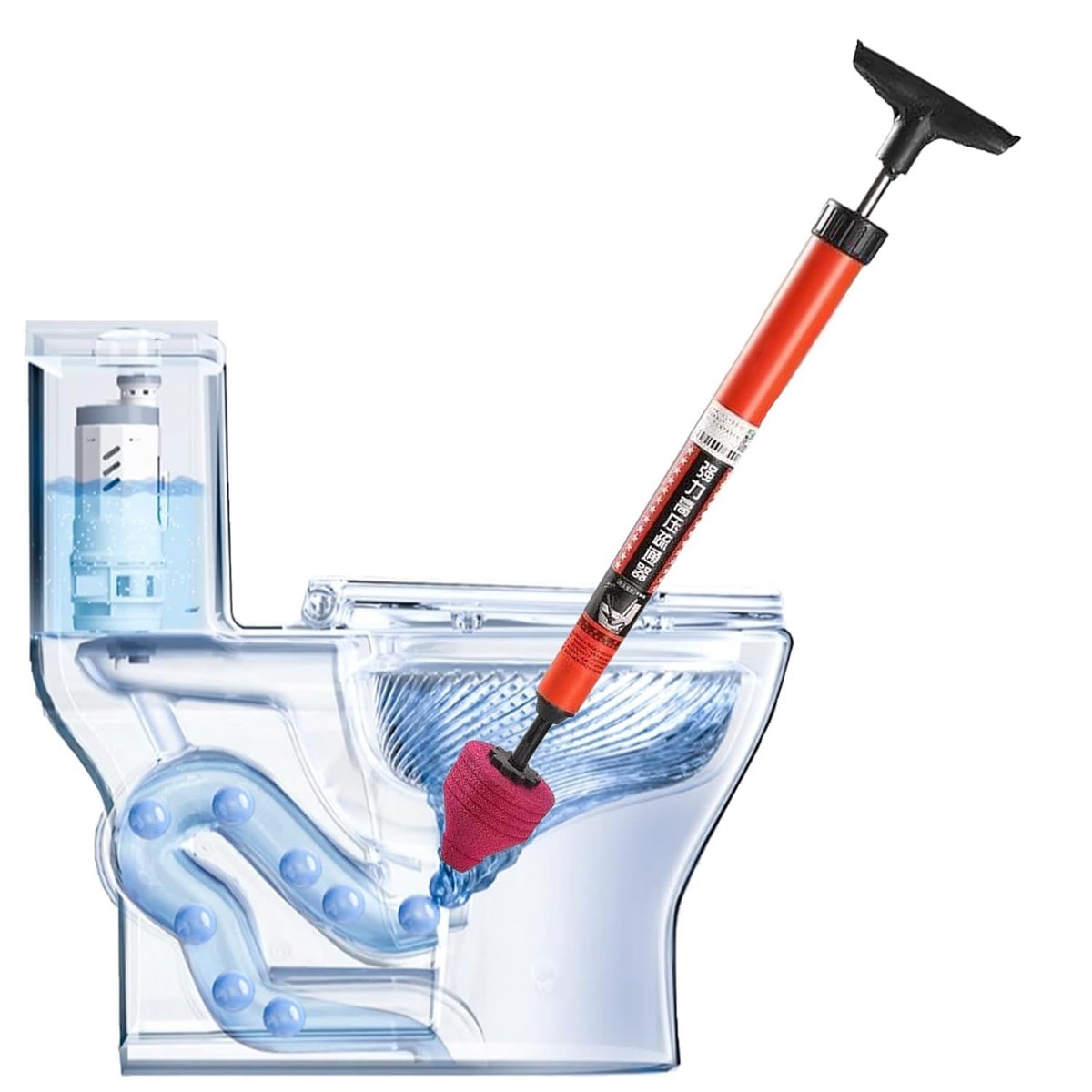 Sensarte Turbo Flush High Pressure Dredging Tool, High Pressure Toilet ...