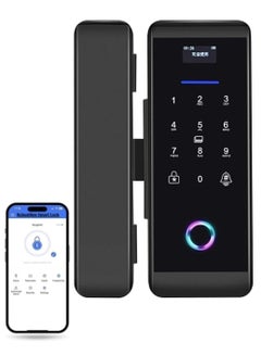ROBUSTLINE Robustline Electronic Smart Lock For Glass Door with 4 ...