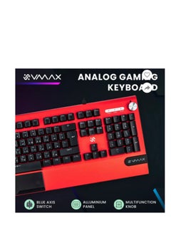 Vmax VMAX Professional RGB Mechanical Gaming Keyboard with ENG & ARB ...