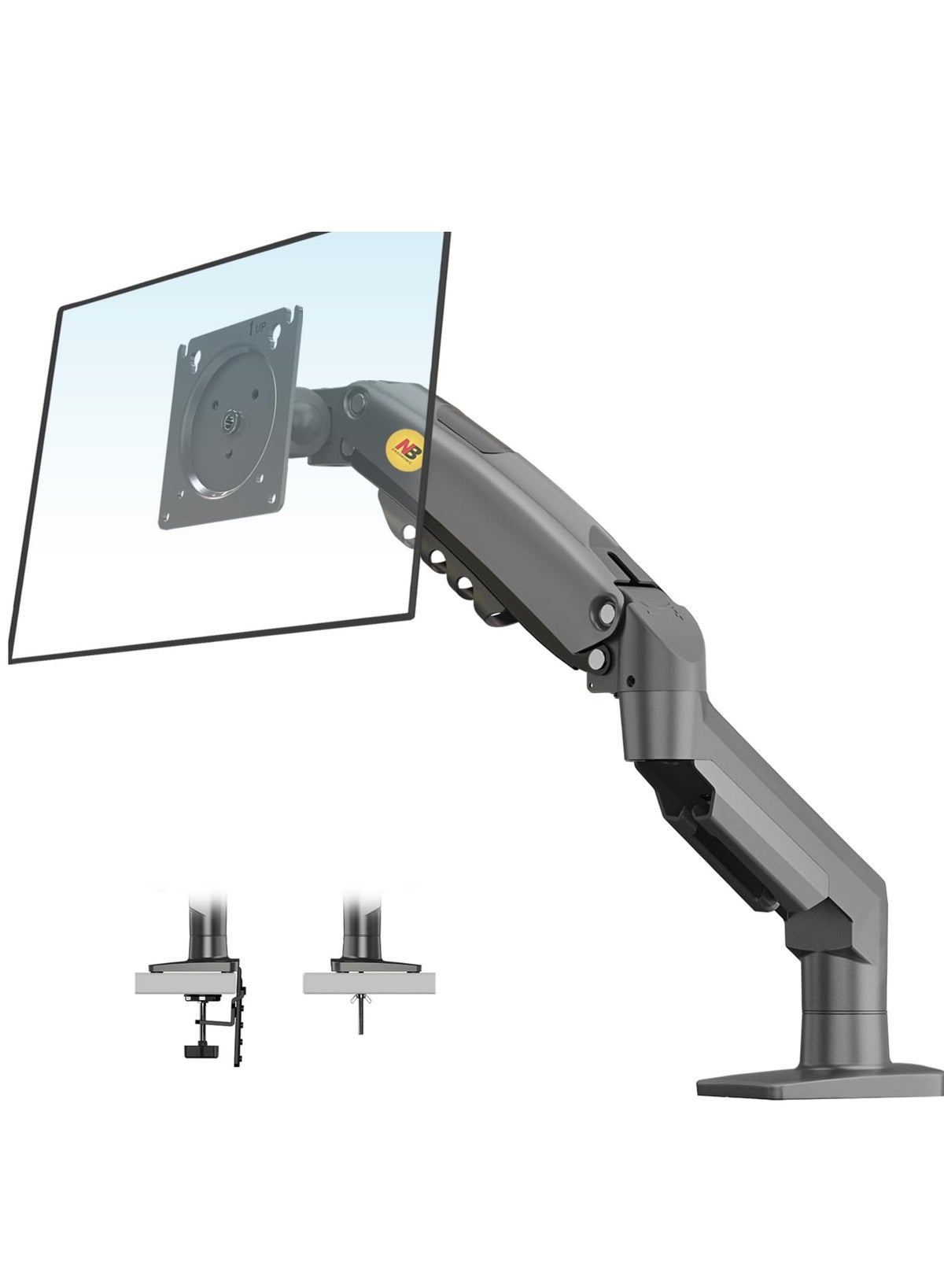 NB NORTH BAYOU F80 Monitor Desk Mount Stand, Full Motion Swivel Monitor ...