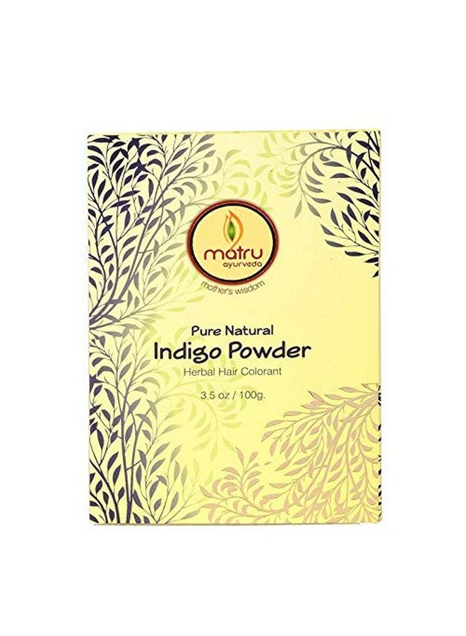 MATRU AYURVEDA Pure Natural Indian Indigo Leaves Powder 200G Hair Dye ...
