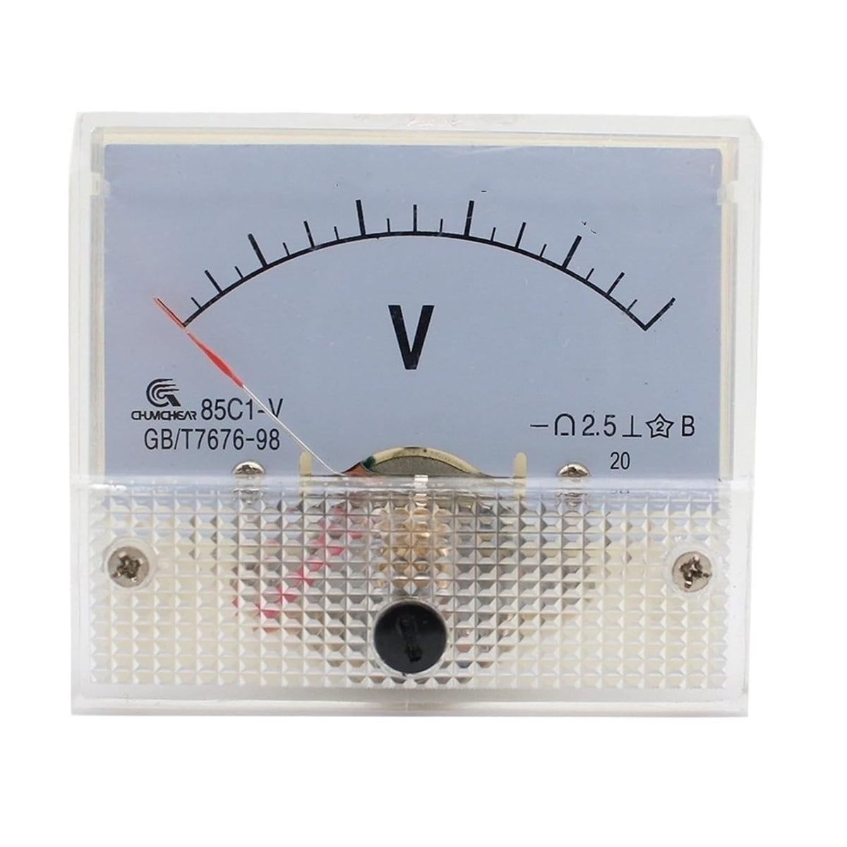 Generic 85C1 V 250 Analog Panel Meter DC Voltmeter Ammeter Gauge 1 500A ...