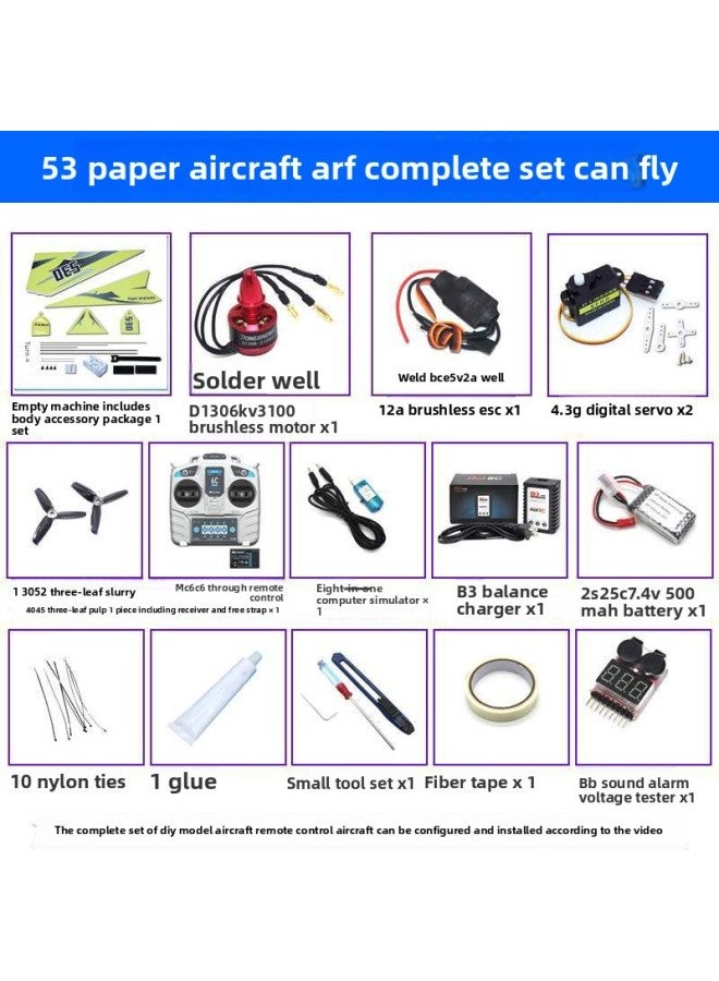 Generic Tornado Model Aircraft Remote Control Paper Airplane Wingspan ...