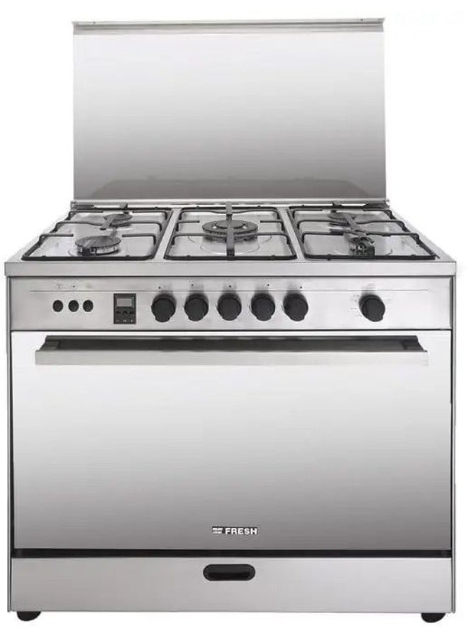 تسوق فريش وبوتاجاز فريش روك 90 سم زهر امان ديجيتال ستانلس مط 15559 ...