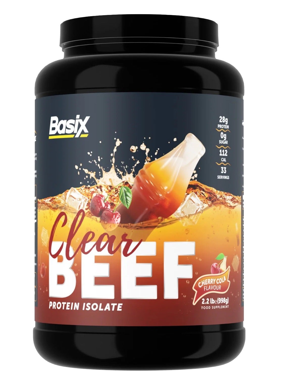 Basix Clear Beef Protein Isolate - Cherry Cola - (2.2 lb) | Best Price ...