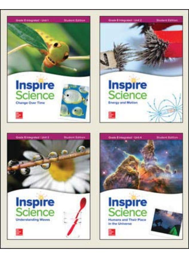 Inspire Science Integrated Grade 8 Student Edition 4-Unit Bundle Ed 1 ...
