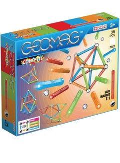 GEOMAG GEOMAG Magnetic Sticks and Balls Building Set 35 Piece Magnet ...