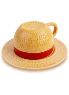 Generic Anime Ceramic One Piece Coffee Mugs Merch, Luffy Straw Hat ...