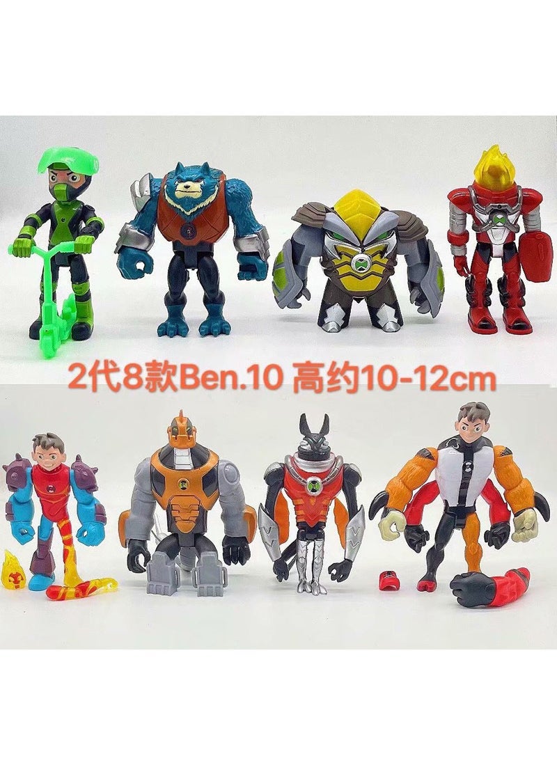 Generic 1 x 5 pcs Ben 10 Action Figures 8 Styles Guardian Heroes Model ...
