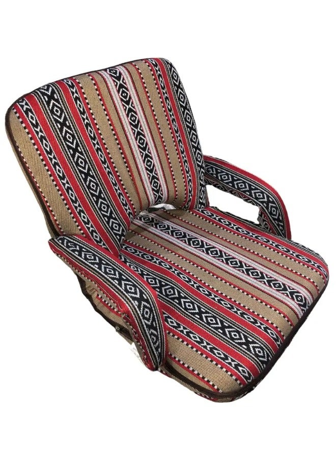 SMART HOME Traditional Arabic Folding Floor Chair with Armrest and ...