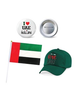 Generic UAE National Day Combo Pack for kids - Baseball Cap - Button ...