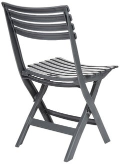 Cosmoplast Set of 2 Folding Camping Chair Dark Grey | Best Price UAE ...