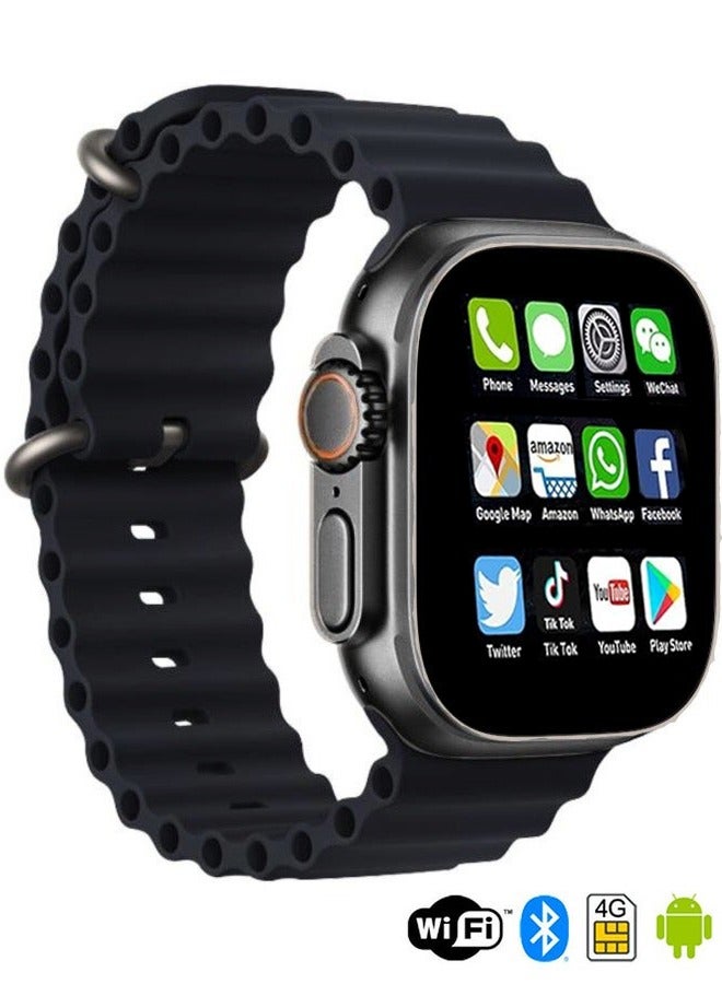 ULHYC 4G SIM Smart Watch S8 Ultra 4GB Ram 64GB Rom 2.2 inch Display ...