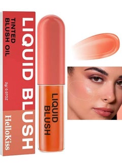 HelloKiss Tinted Liquid Blush Oil Liquid Blush Oil for All Skin Tones ...