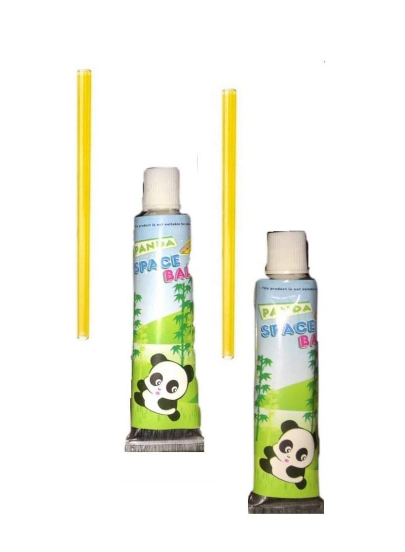 Generic 24 Pieces Plastic Bubble Colored Transparent Balloon Paste ...