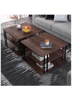 AGD Set coffee table for living room Three-layer ,2pcs KSA | Riyadh, Jeddah