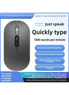 Generic AI Smart Voice Mouse IFLYTEK Bluetooth Wireless Voice Control ...