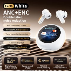 Generic V8 A9pro V20 Noise-Canceling Wireless Earbuds ANCLX-30 white LX ...