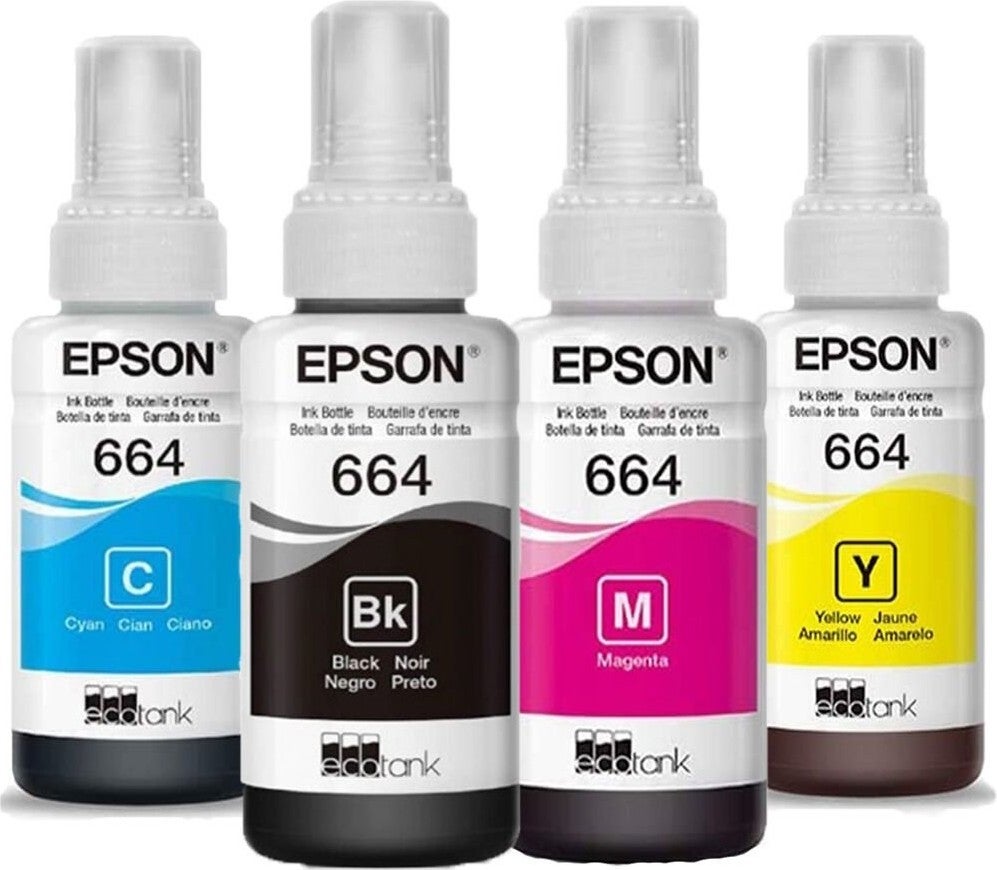 EPSON Ecotank L310 Printer Original 4 Color Ink Set | Best Price KSA ...
