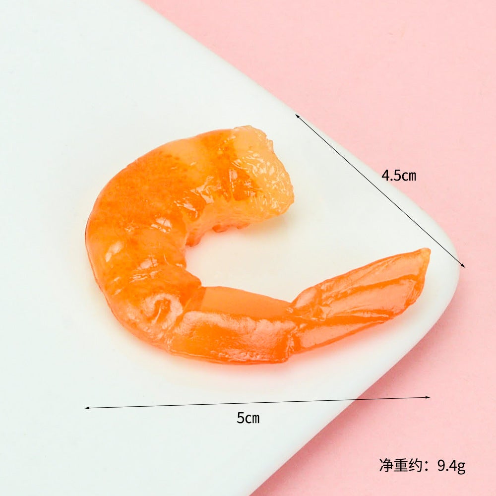 Generic Doll House Diy Simulation Food Play Shrimp Model Seafood ...