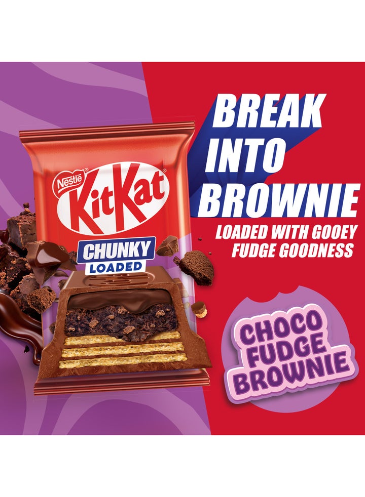 Buy KitKat Chunky Loaded Choco Fudge Brownie Chocolate Bar Online | 15 ...
