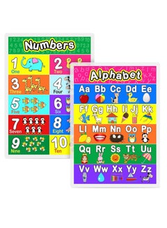 SYOSI Laminated Preschool Poster for Toddlers and Kids, 2 Pieces Full ...