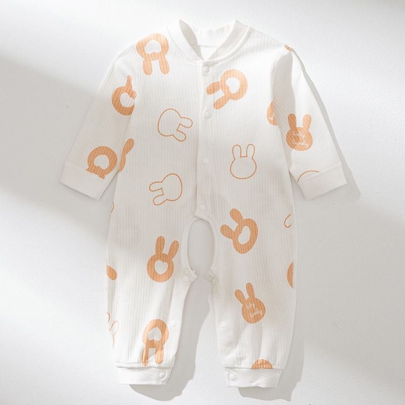 Generic Baby Open Jumpsuit Pure Cotton Boneless Spring & Fall Newborn ...