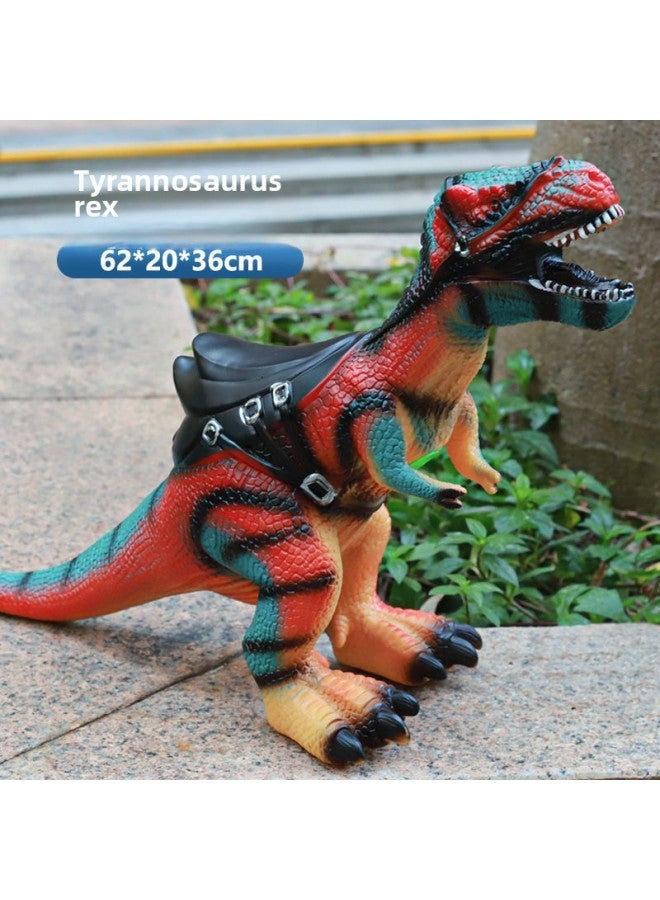 Generic Large Simulation Soft Rubber Dinosaur Toy Sound Effect Fearless ...
