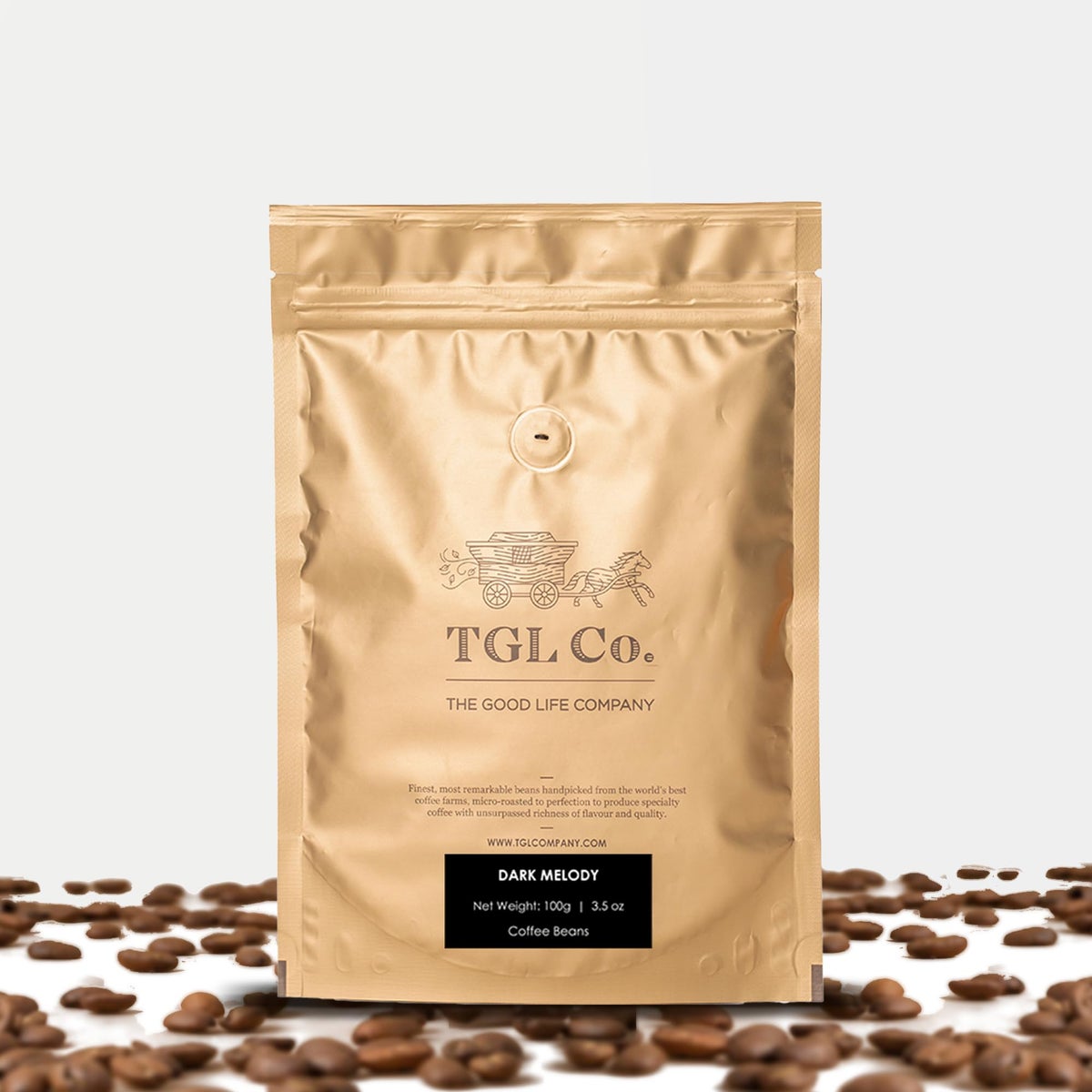 TGL Co. The Good Life Company TGL Co. Dark Melody Medium Roast Ground ...