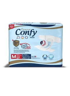 Confy Premium Confy Adult Disposable Diapers - Medium (85-125 cm) - 30 ...