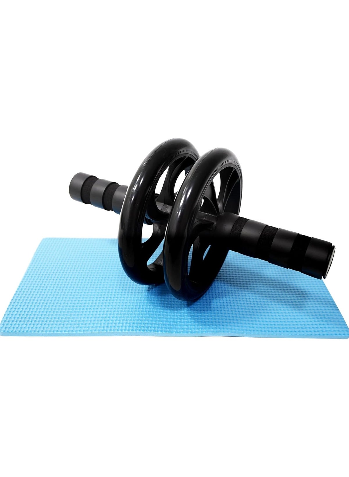 KUYING KUYING Ab Double Wheel Exercise Roller Wheels - Black ...