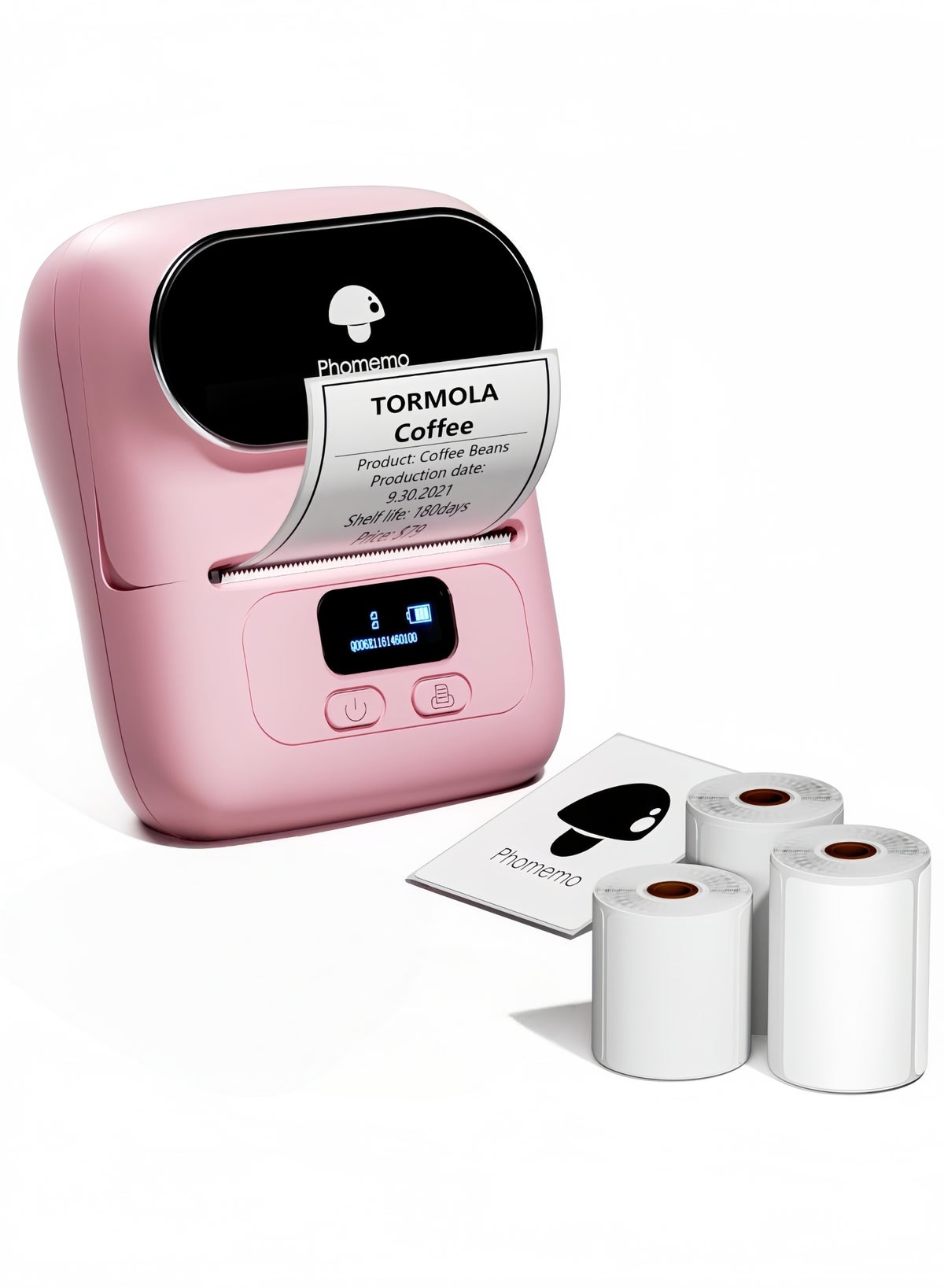 phomemo Bluetooth Barcode Label Makers Printer Portable Thermal Printer ...