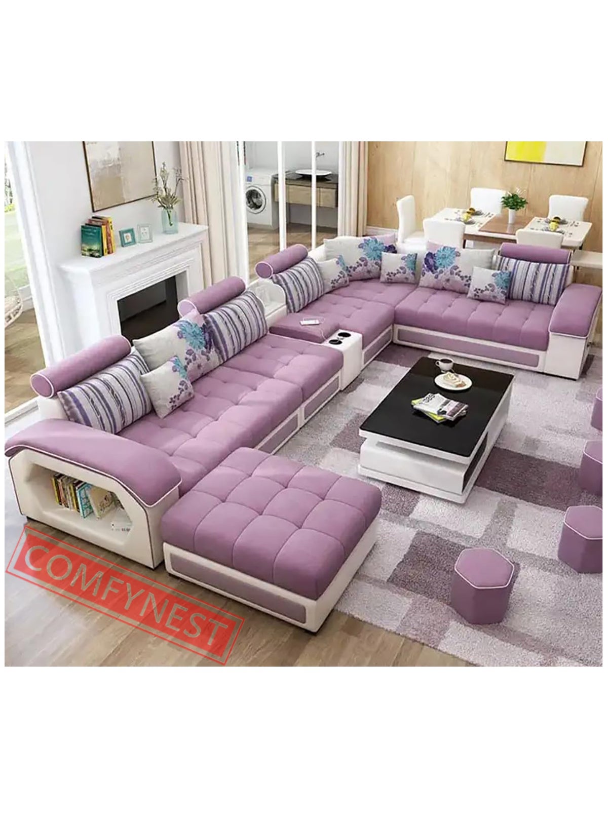 Comfynest New Model Sofa Set 7 Seater Unique Design Perfect For your Living Room | Best Price ...