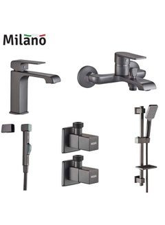 milano Power Collection Complete Set With Matte Color, Brass Body ...