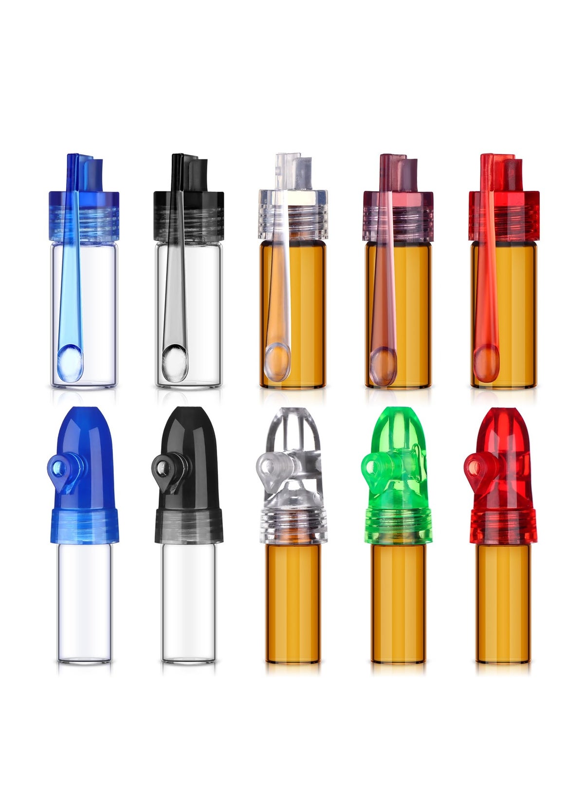 SYOSI 10 Pack Camping Spice Containers, Salt & Pepper Shaker Sets ...