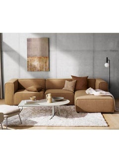 Al Home 4 Seater L-shape Sofa 260×93×140×70 Cm - Beige KSA | Riyadh, Jeddah