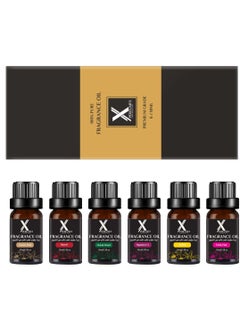 X Perfumes Pack of 6 Pure Fragrances Oils 10 ml Gold KSA | Riyadh, Jeddah