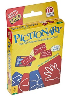 Mattel Games Pictionary Card Game Using Cards And Charades To Act Out ...