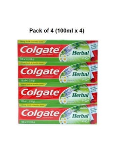 Colgate 4-Piece Herbal Fluoride Toothpaste Set 4x 100ml | Yellow Friday ...