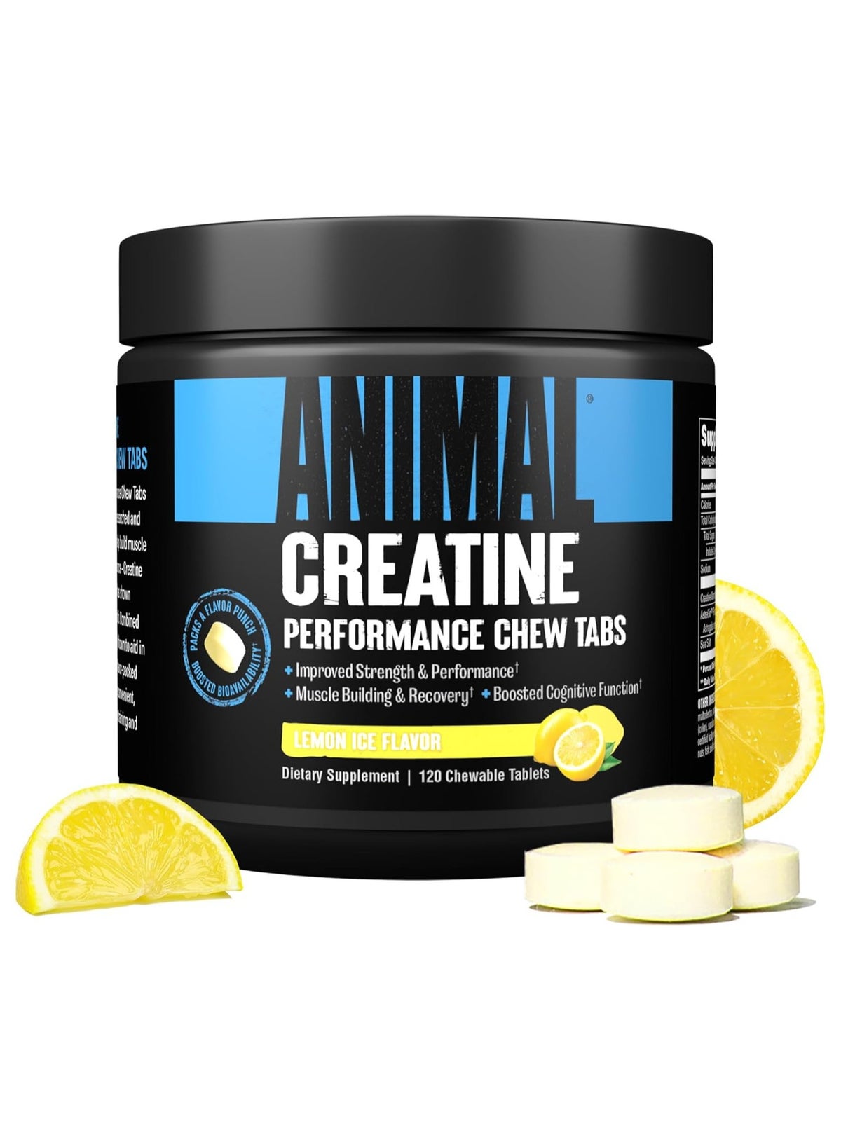 UNIVERSAL NUTRITION Creatine Performance Chews Lemon Ice 120 chewables ...