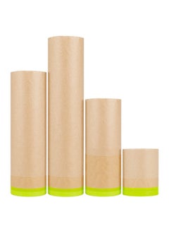 MYLIFEUNIT Masking Paper, Automotive Paint Paper Roll With Tape ...